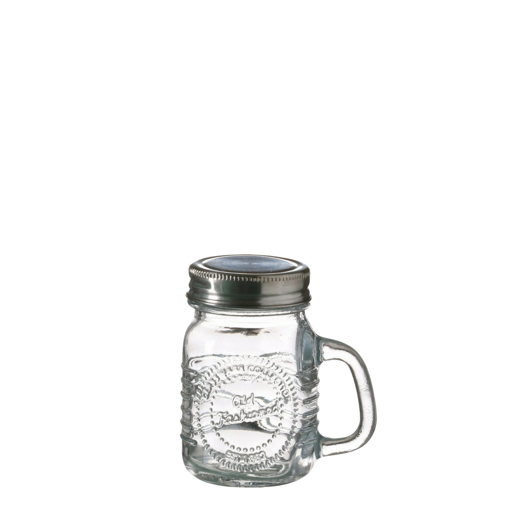 70ml OLD FASHIONED MINI MASONMUG WITH SPRINKLER TOP AND CAP – JBC Online